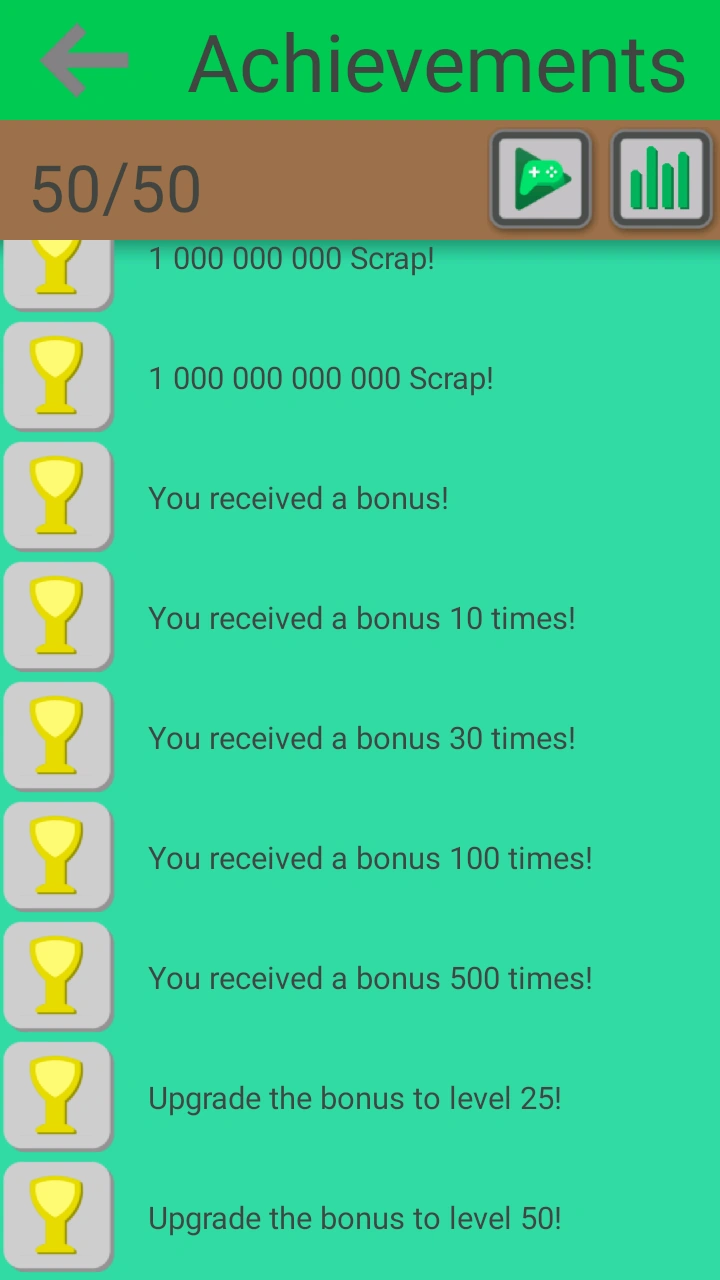 Achievements (Scrap Clicker) | Official Scrap 2 Wiki | Fandom