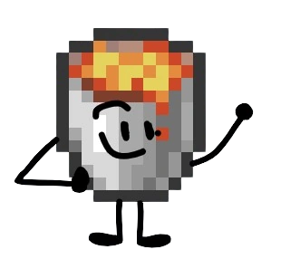Lava Bucket | Official Super Objectifying Object Ovation Wiki | Fandom