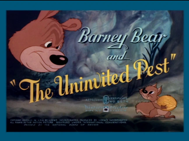 Barney Bear and the Uninvited Pest (1943) | Official YouTube Poop Wiki ...