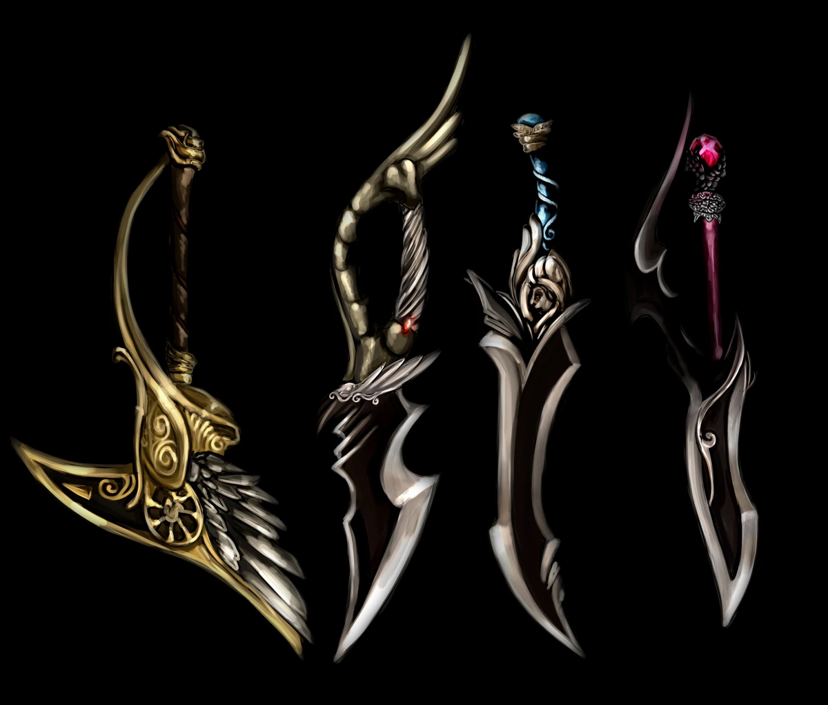 Saxes (Mythical Weapons) | Official Aesir Online Wiki | Fandom