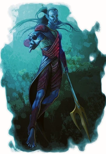 Aquatic elf | Officialbestiary Wiki | Fandom