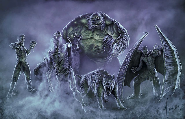 Zombie (D&D) | Officialbestiary Wiki | Fandom