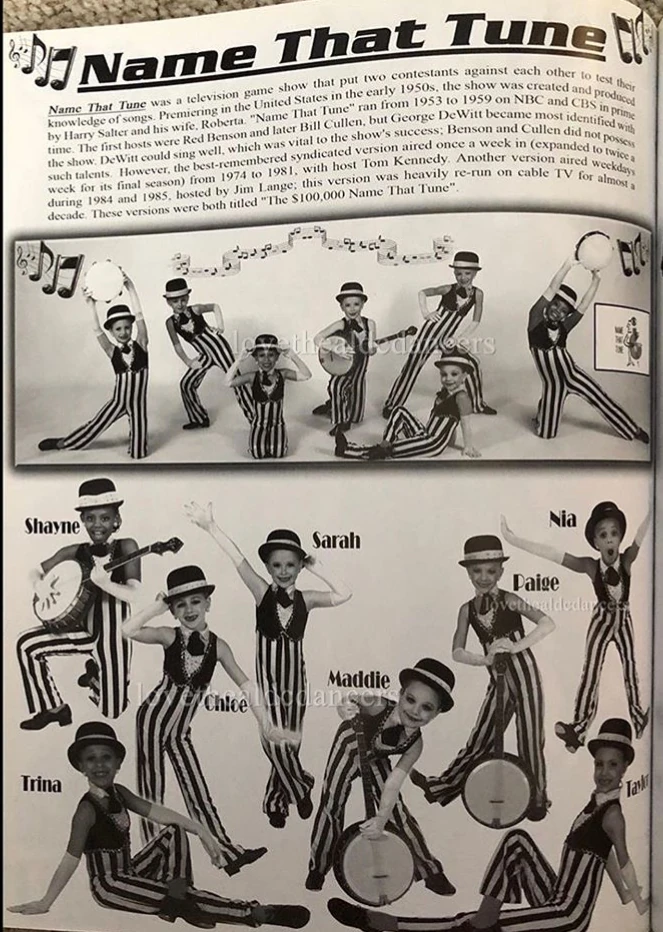 Name That Tune | Chloe Lukasiak Wiki | Fandom