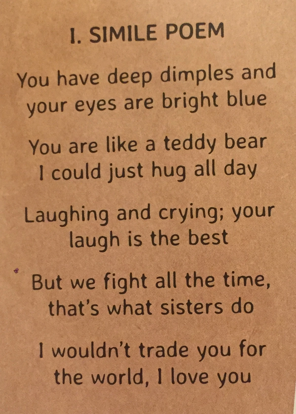 Simile Poem | Chloe Lukasiak Wiki | Fandom