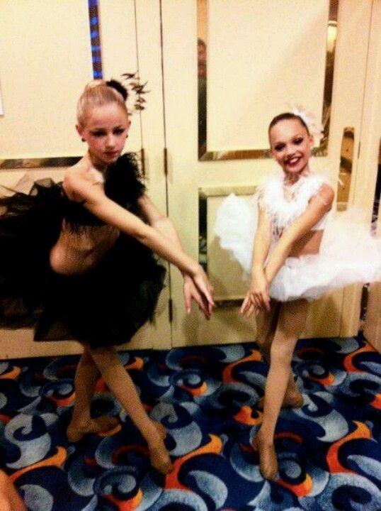 Chloe Lukasiak And Maddie Ziegler Black Swan