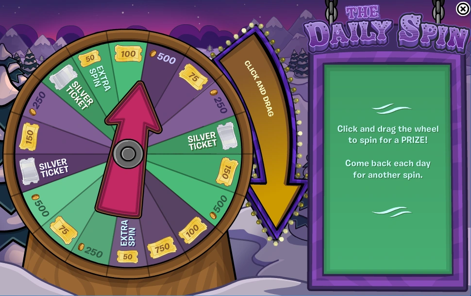 The Daily Spin | Club Penguin Online Wiki | Fandom