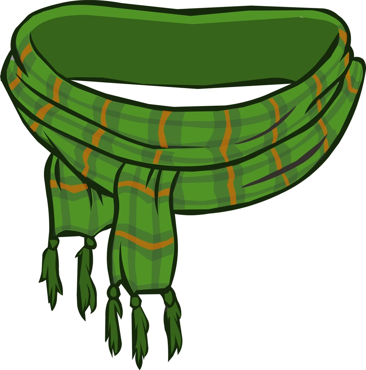 Green Winter Scarf | Club Penguin Online Wiki | Fandom