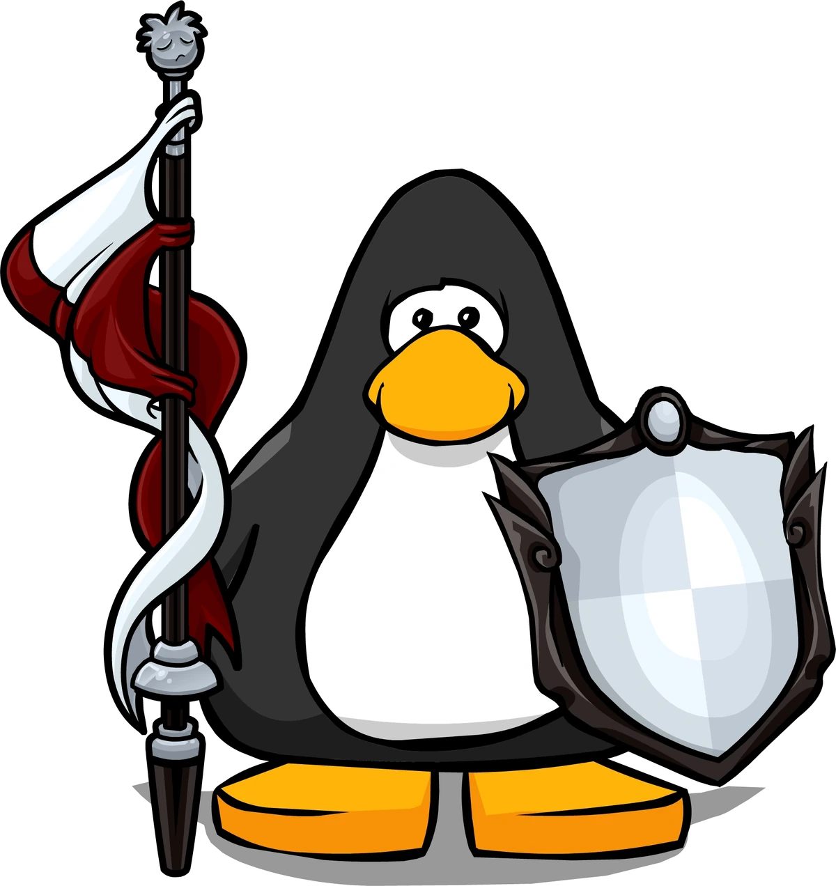 Staff and Shield | Club Penguin Online Wiki | Fandom
