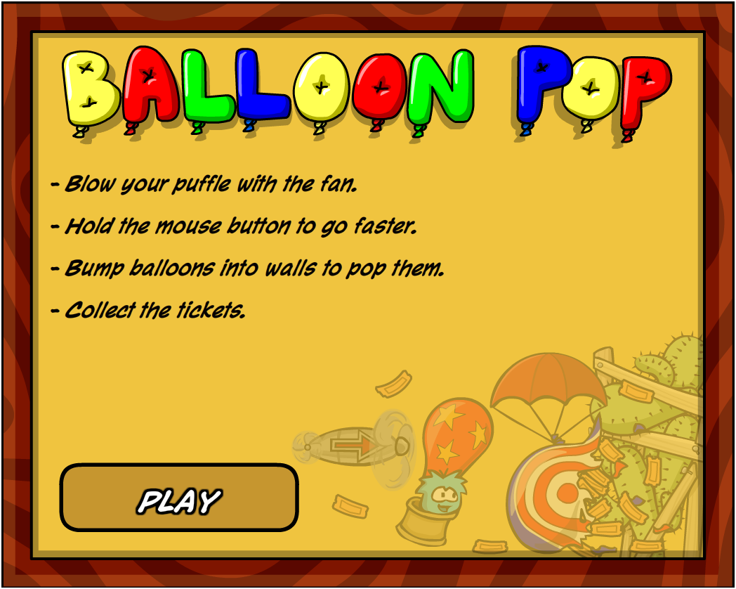 Balloon Pop | Club Penguin Online Wiki | Fandom