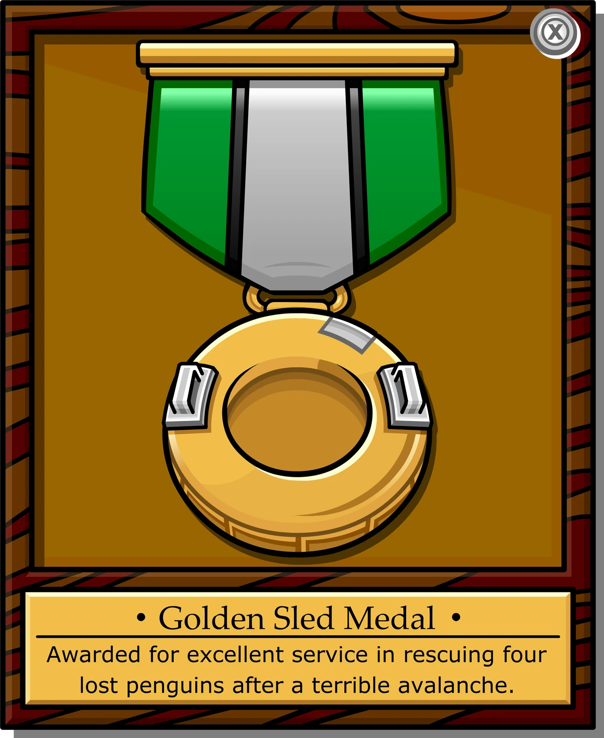 Mission 4 Medal | Club Penguin Online Wiki | Fandom
