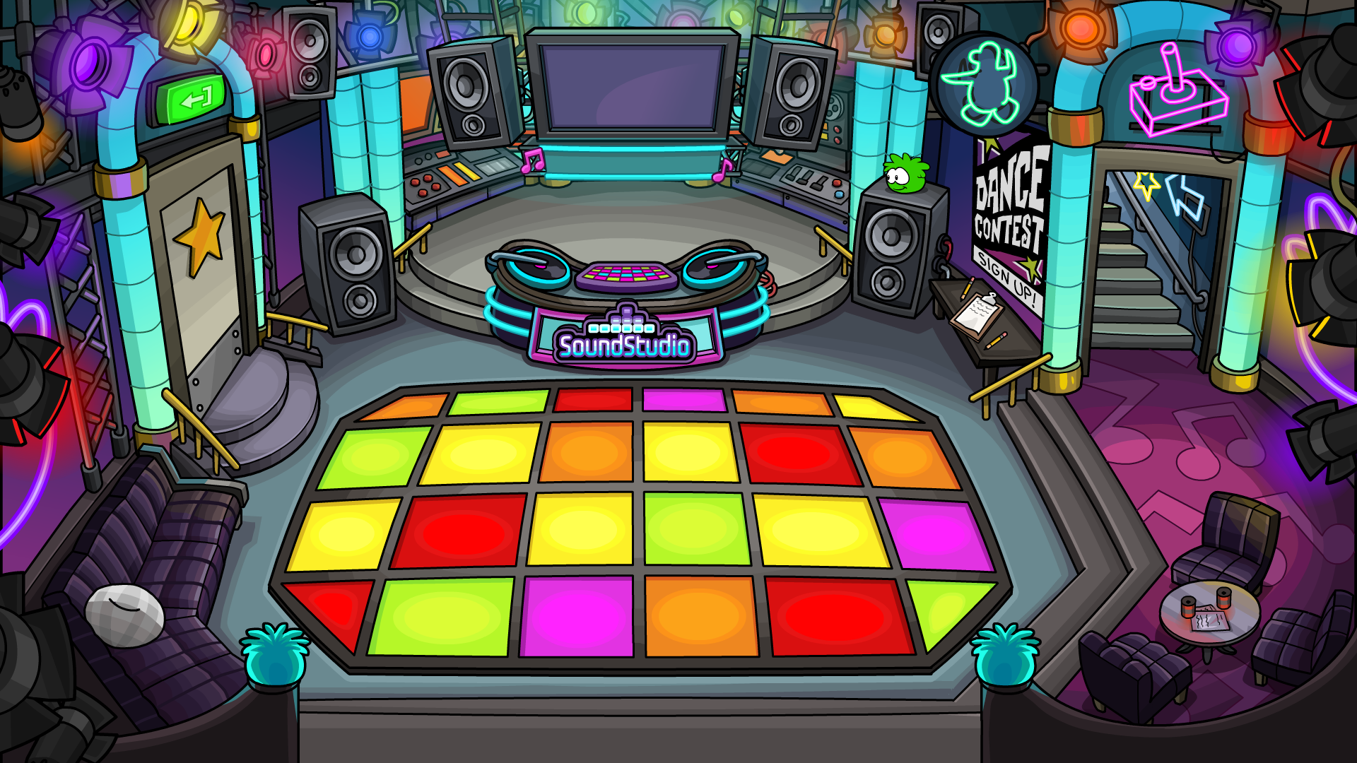 Dance Club | Club Penguin Online Wiki | Fandom
