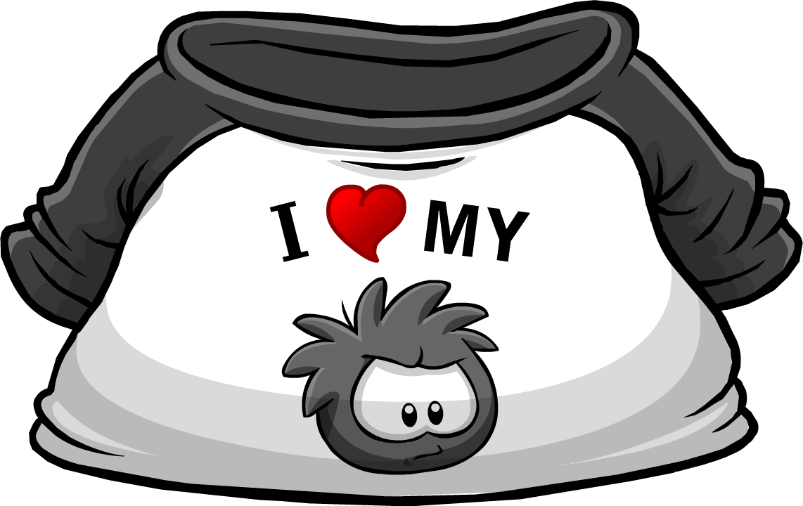 I Heart My Black Puffle Shirt | Club Penguin Online Wiki | Fandom