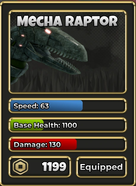 MECHA Raptor | Official Primal Pursuit Wiki | Fandom