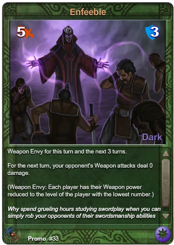 Enfeeble | Clash of the Dragons Wiki | Fandom