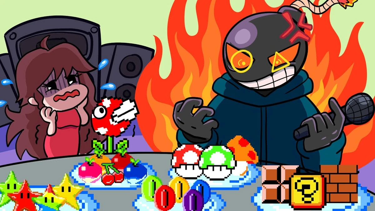FNF Mukbang: Pixel Food | OGG GAME BOX FNF MUKBANG Wiki | Fandom
