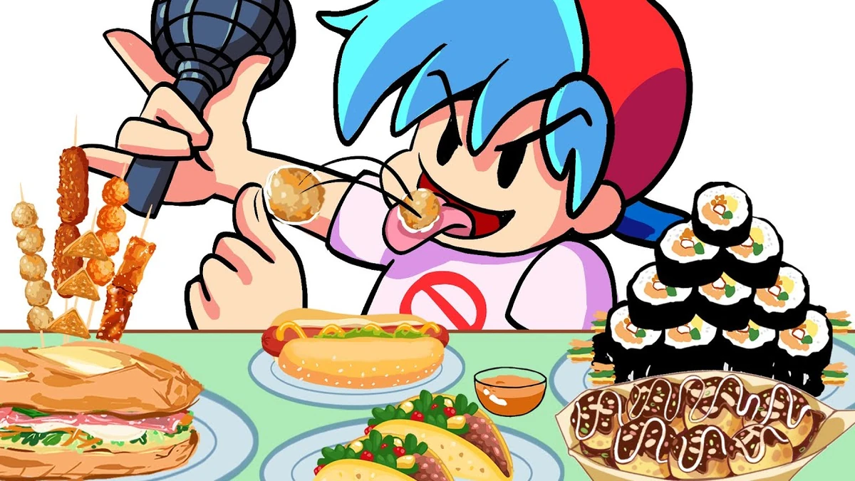 FNF Mukbang: BF Tries Regionals | OGG GAME BOX FNF MUKBANG Wiki | Fandom