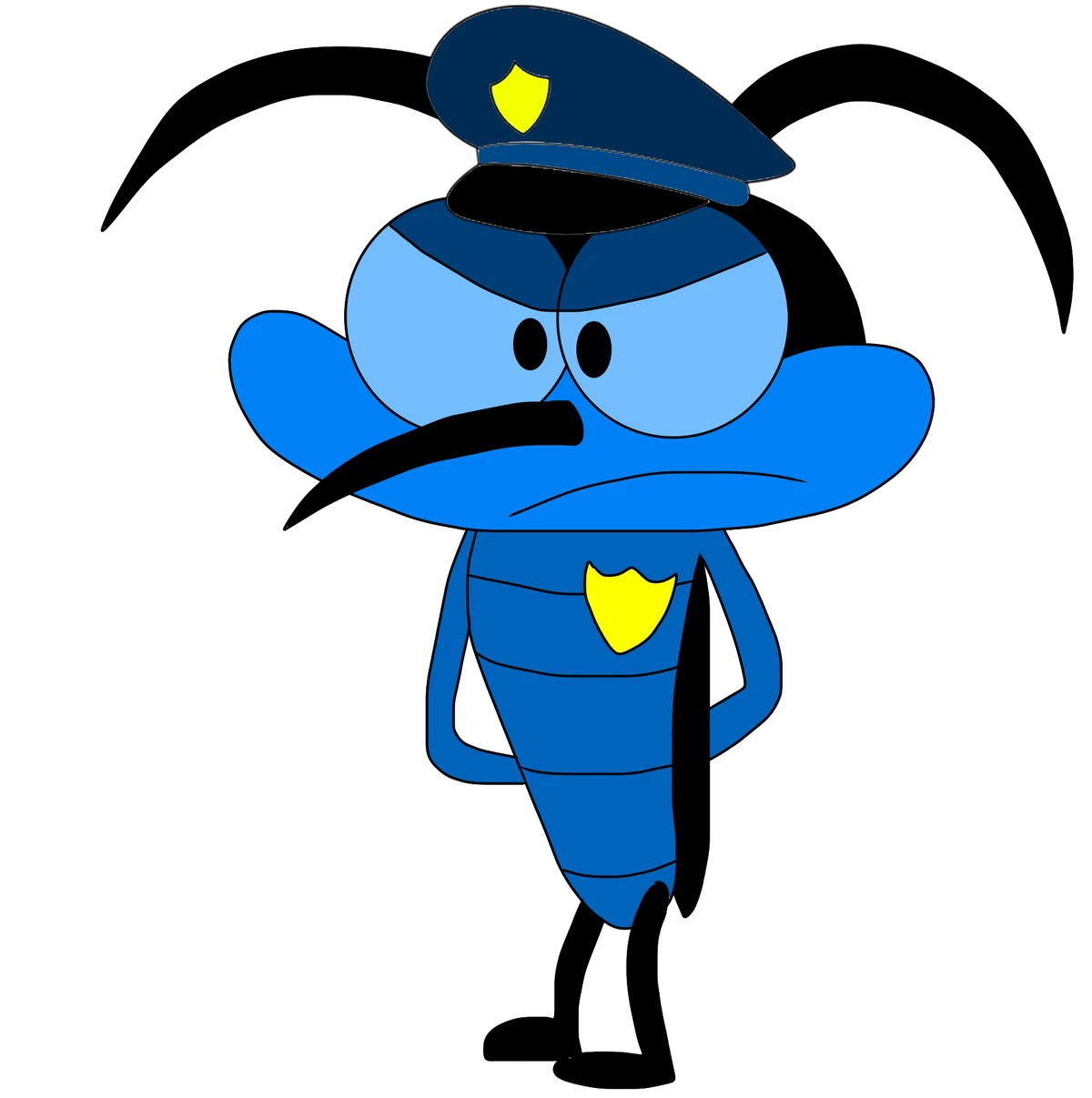 The Cockroach Cop | Oggy and the Cockroaches Fanon Wiki | Fandom