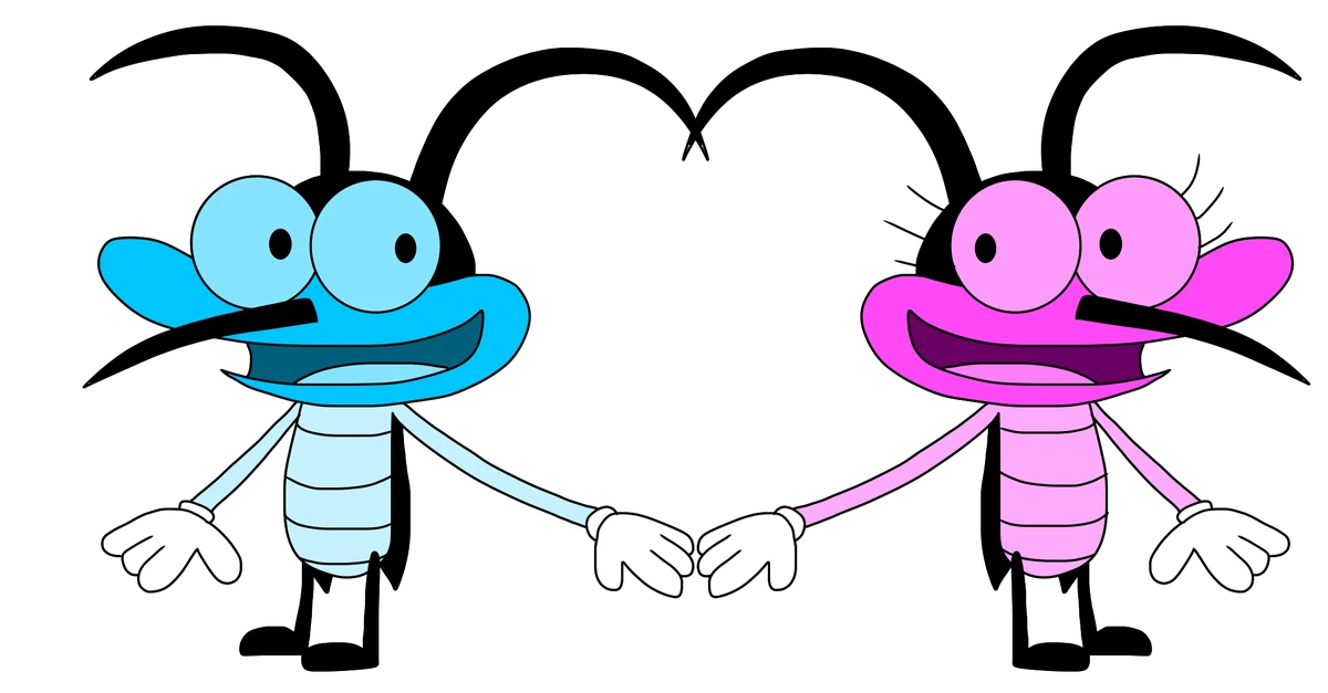 Jellison and Jessie | Oggy and the Cockroaches Fanon Wiki | Fandom