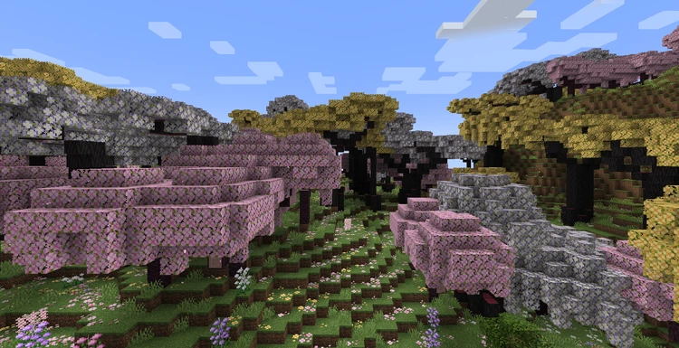 Sakura Grove | Oh The Biomes We've Gone Wiki | Fandom
