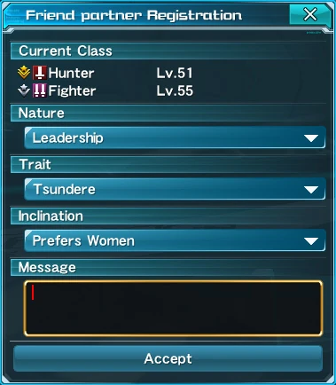Friend Partner | OUTER HAVEN PSO2 Wiki | Fandom
