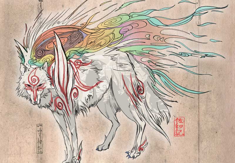 Okami Amaterasu Human Form Male