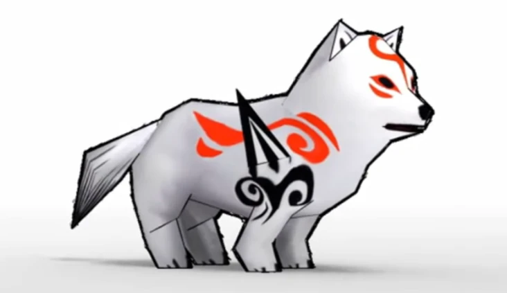 Okami Amaterasu And Chibiterasu