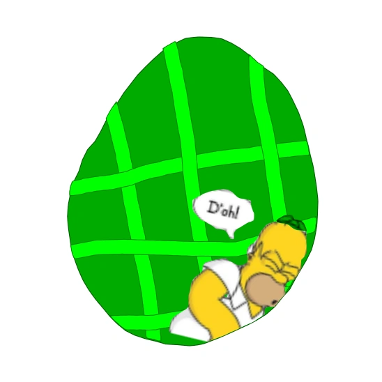 D'oh! Egg | Oliversoutlewis's eggs Wiki | Fandom