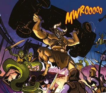 Greek Minotaur Percy Jackson