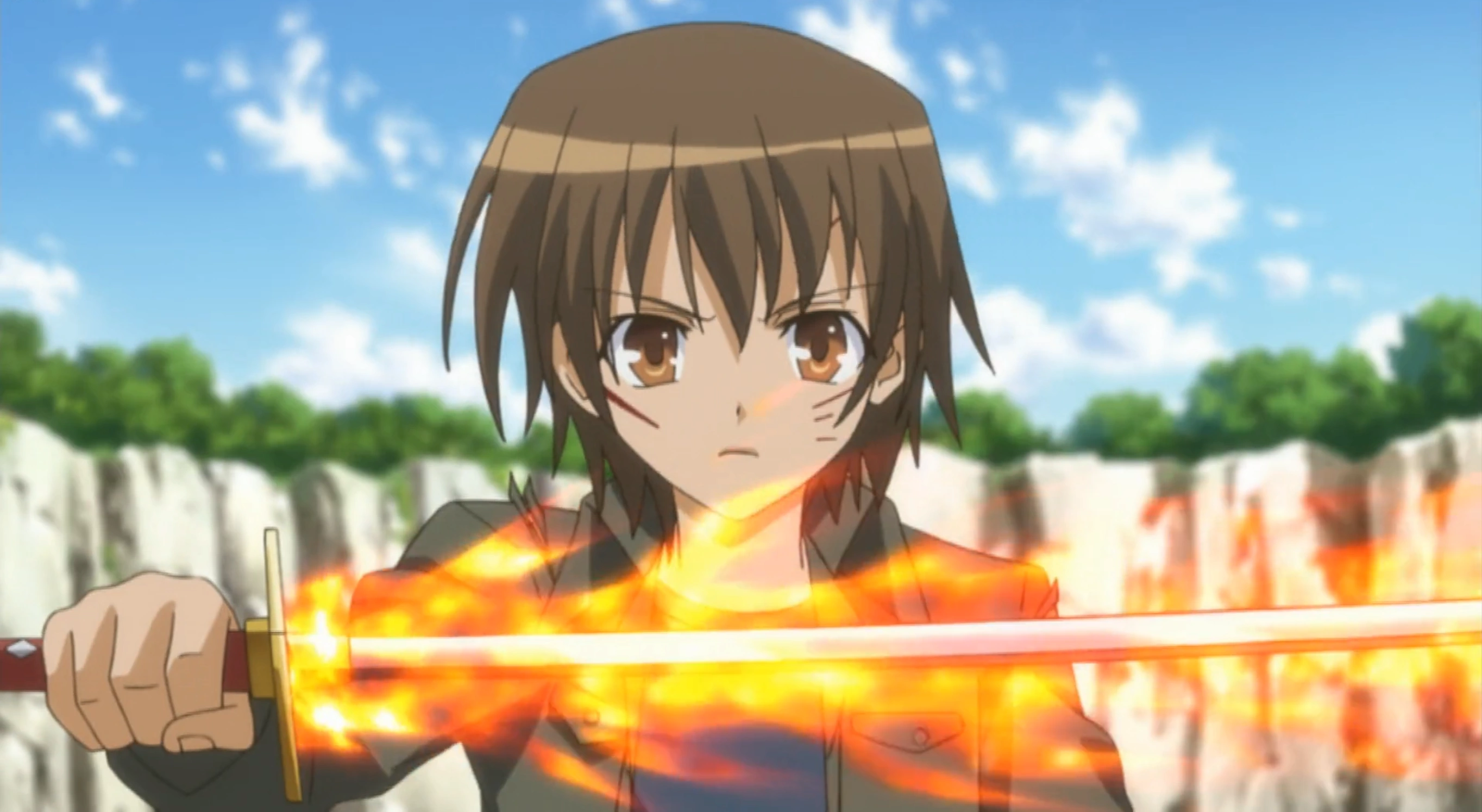 Omamori Himari Yuto En Himari Kussen Characters In Omamori Himari TV