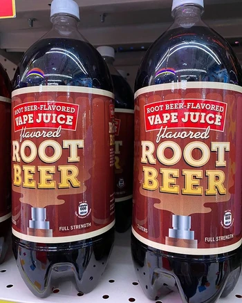 Root Beer-Flavored Vape Juice-Flavored Root Beer | Omega Mart Wiki | Fandom