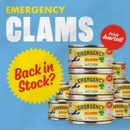 Emergency Clams | Omega Mart Wiki | Fandom