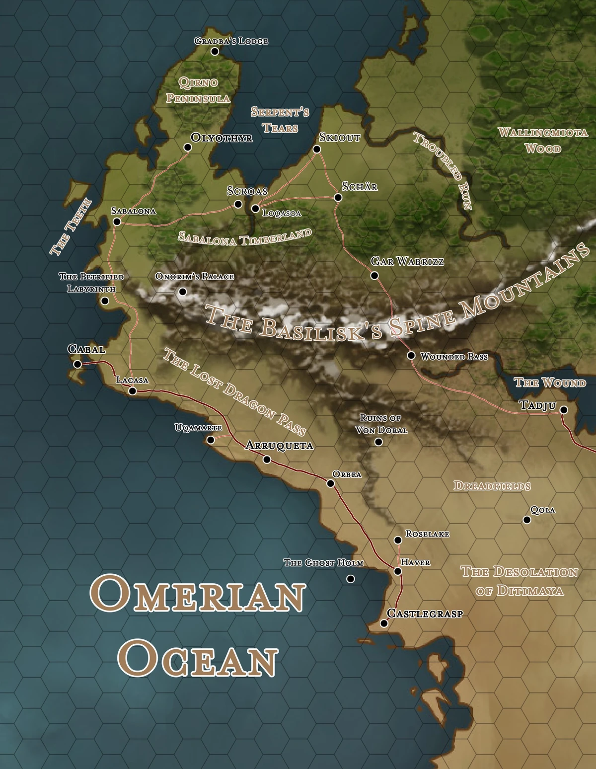 The Weysevain Coast Map | Omeria Wiki | Fandom