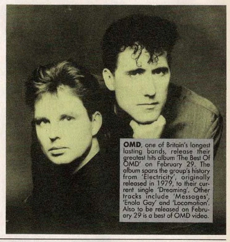 The Best of OMD | Orchestral Manoeuvres in the Dark Wiki | Fandom
