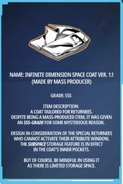 Infinite Dimension Space Coat | Omniscient Reader's Viewpoint Wiki | Fandom