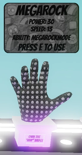 Players with MEGAROCK glove (Slap Battles) | Omniversal Battlefield ...