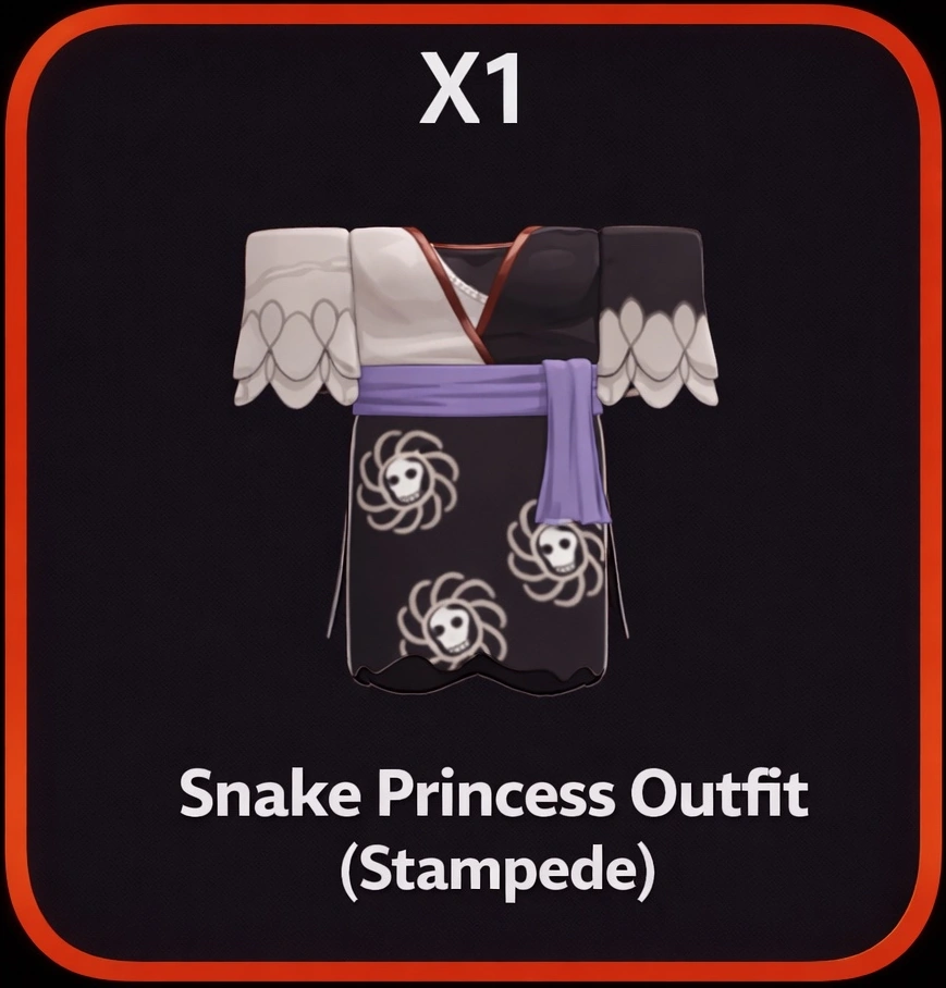 Snake Princess Outfit (Stampede) | ONE FRUIT by DIGITAL SEA Wiki | Fandom
