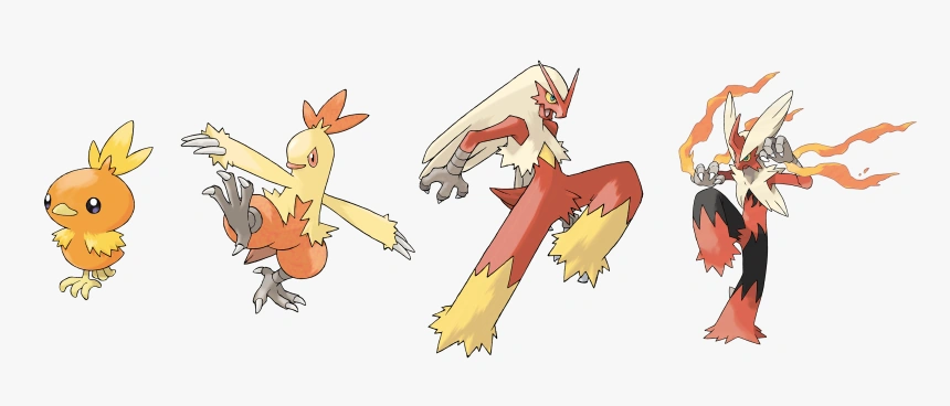 Pokemon Blaziken Evolution Chart