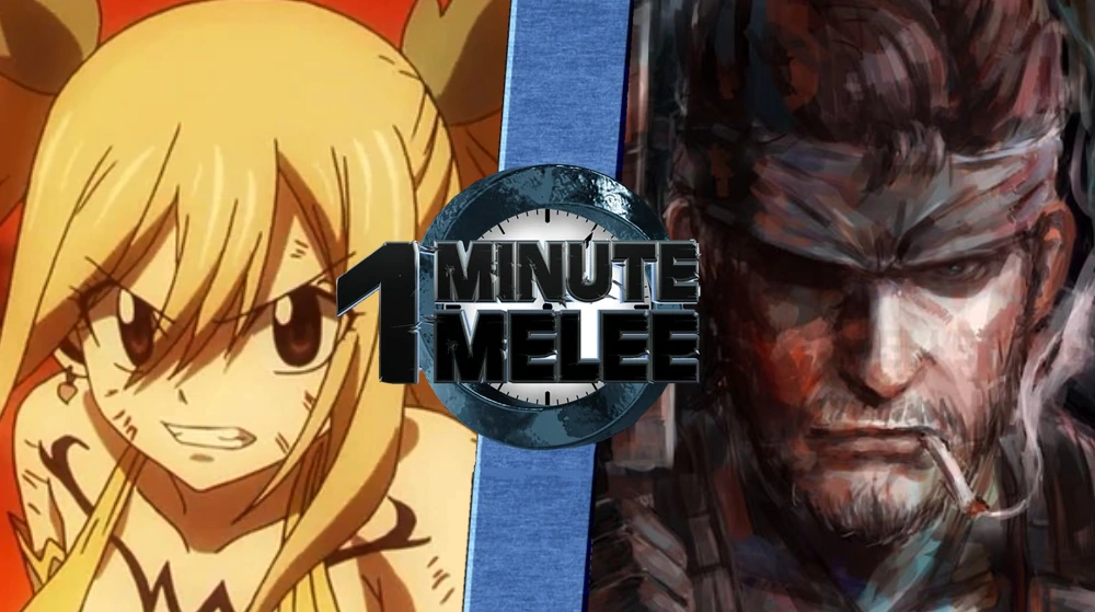 Lucy Heartfilia vs Solid Snake | One Minute Melee Fanon Wiki | Fandom