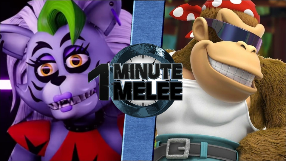 Roxanne Wolf VS Funky Kong | One Minute Melee Fanon Wiki | Fandom