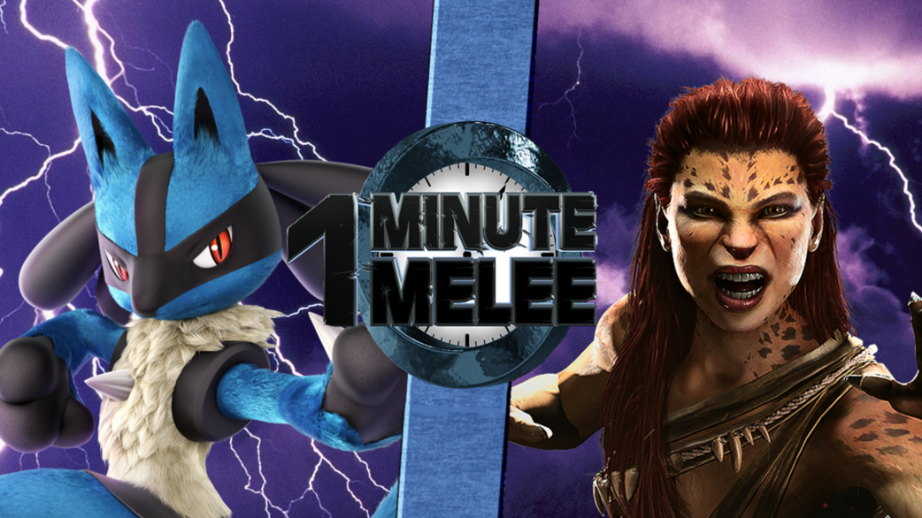 Lucario Vs Cheetah One Minute Melee Fanon Wiki Fandom