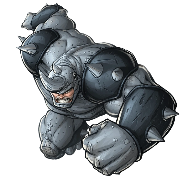 The Rhino Marvel Drawing