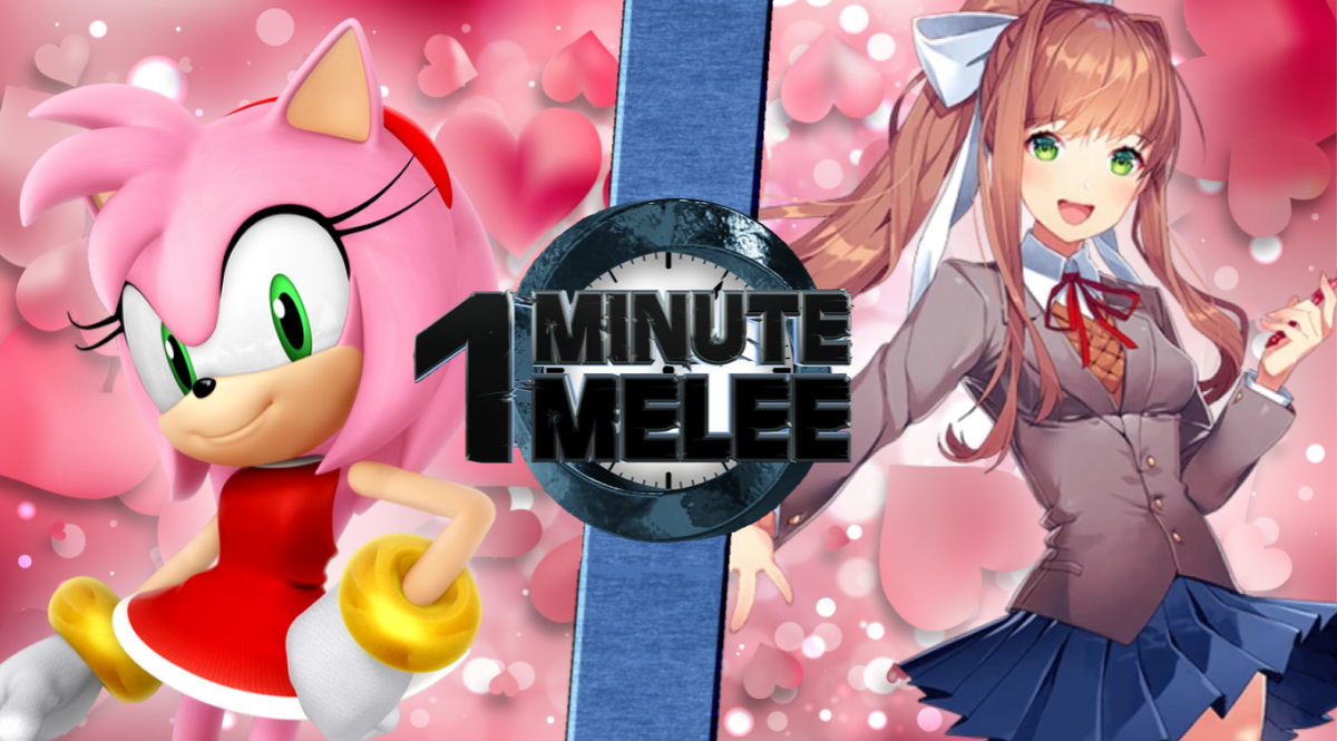 Amy Rose Vs. Monika | One Minute Melee Fanon Wiki | Fandom
