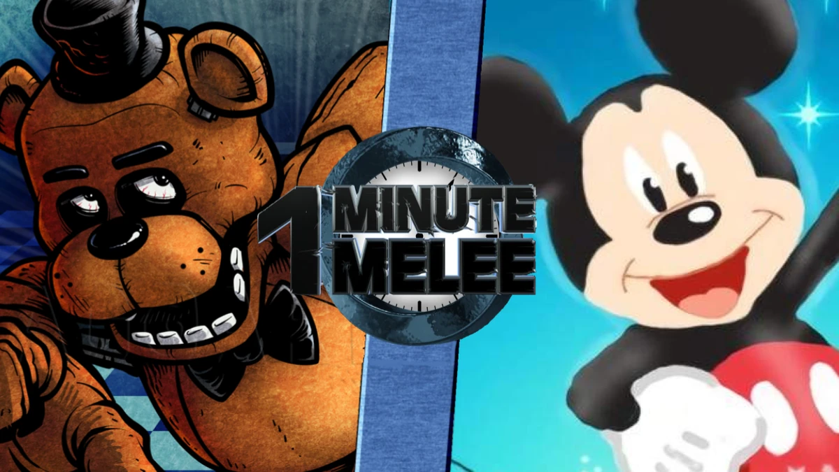Freddy Fazbear VS Mickey Mouse | One Minute Melee Fanon Wiki | Fandom
