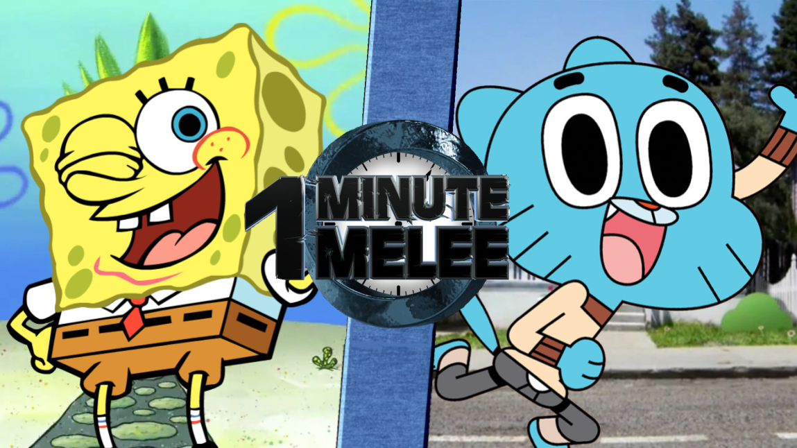Spongebob Squarepants Vs Gumball Watterson One Minute Melee Fanon
