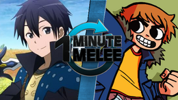 ONE MINUTE MELEE: Kirito vs. Scott Pilgrim | One Minute Melee Fanon ...
