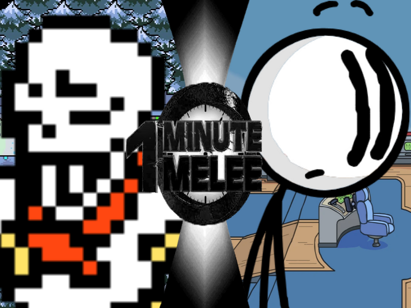 Henry Stickmin Vs Papyrus One Minute Melee Fanon Wiki Fandom