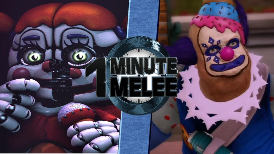 Circus Baby VS Evan MacIntyre | One Minute Melee Fanon Wiki | Fandom