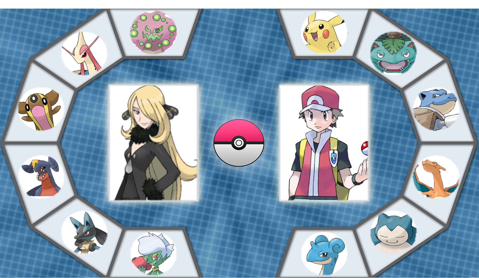 Pokemon Trainer Red Vs Cynthia