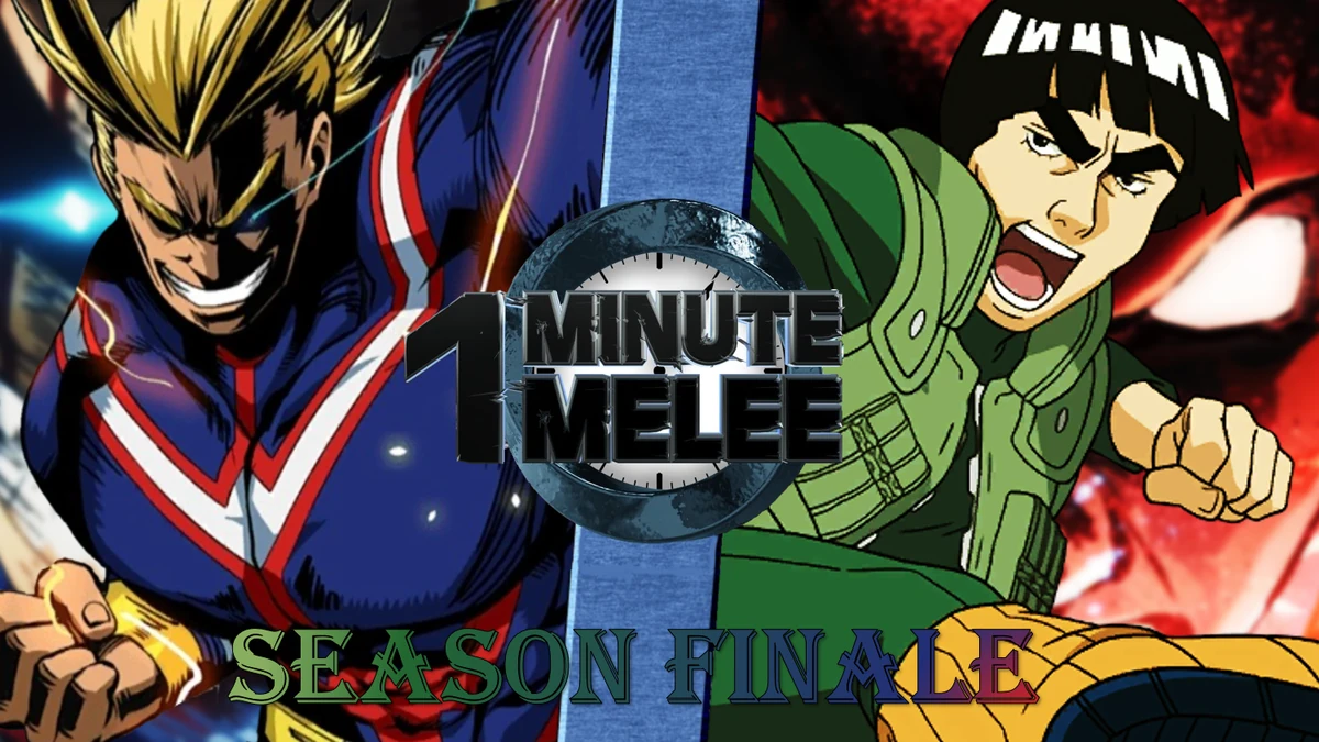 All Might Vs Might Guy | One Minute Melee Fanon Wiki | Fandom