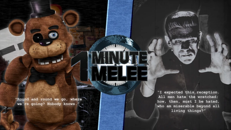 Freddy Fazbear vs Frankenstein's Monster | One Minute Melee Fanon Wiki ...